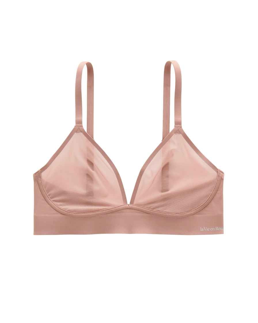 Sheer Mesh Bralette - Mocha | la Vie en Rose