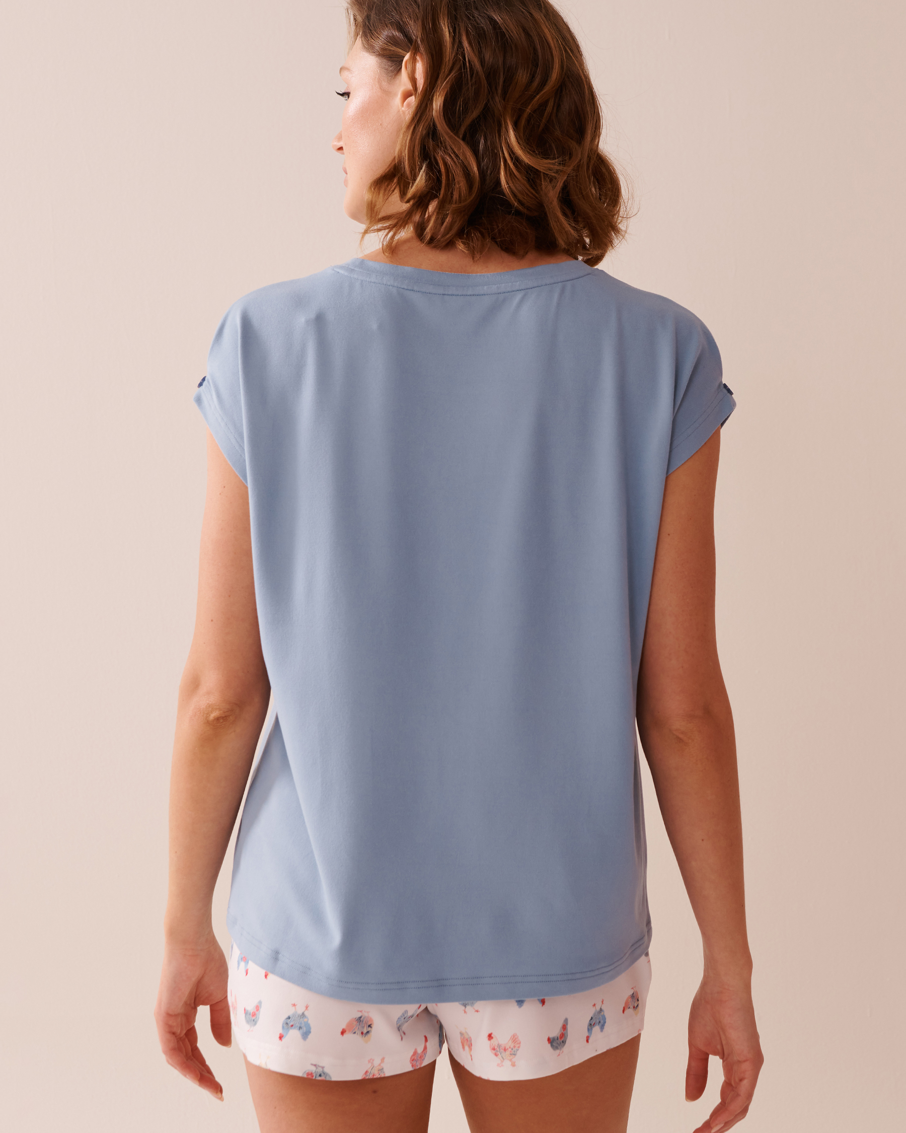 Chicken Print Super Soft T-shirt | la Vie en Rose